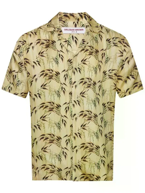Orlebar Brown Maitan Silk Shirt - Neutrals