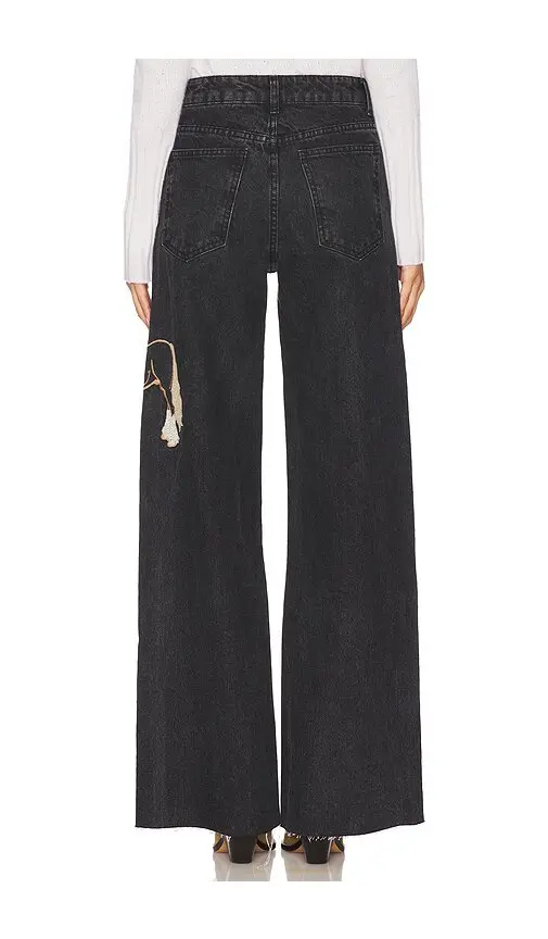 UNDERSTATED LEATHER Horsey Jeans - Black