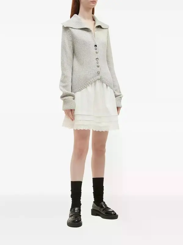 B+AB Wide-lapel Cardigan