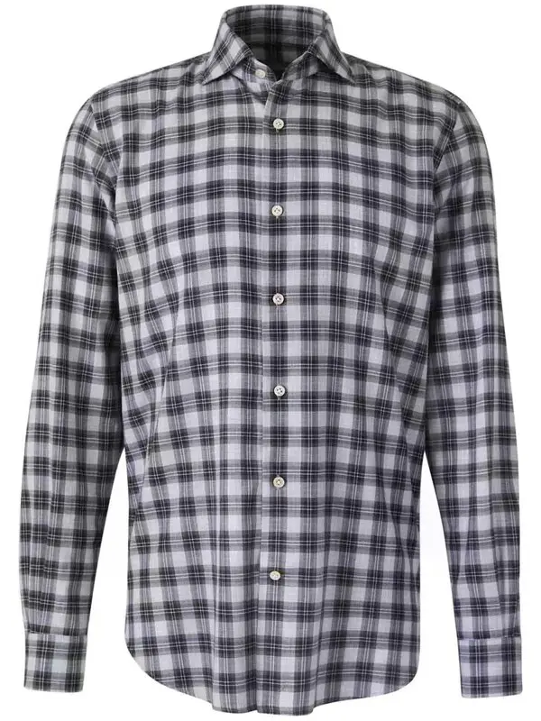 VINCENZO DI RUGGIERO Plaid-pattern Shirt