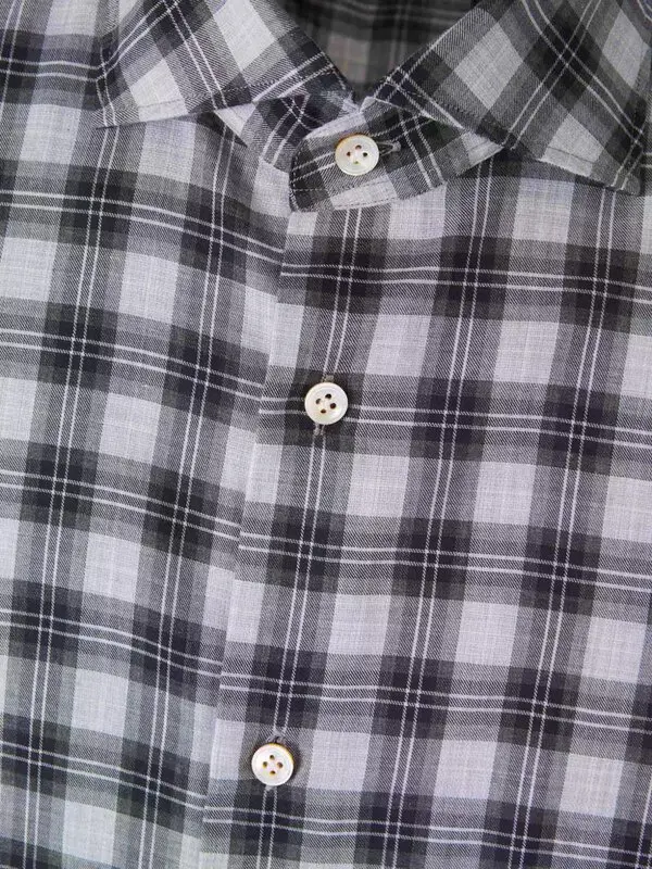 VINCENZO DI RUGGIERO Plaid-pattern Shirt