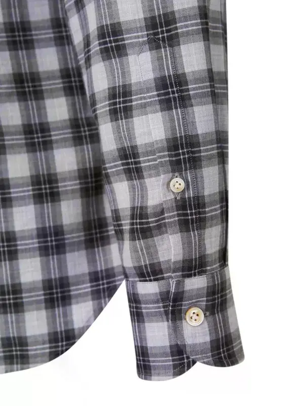 VINCENZO DI RUGGIERO Plaid-pattern Shirt