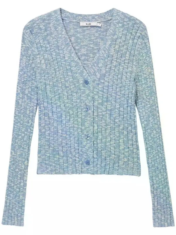 B+AB Wide-ribbed Cardigan