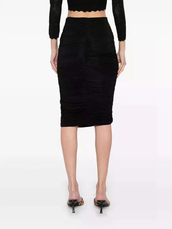 Elisabetta Franchi Draped Midi Skirt