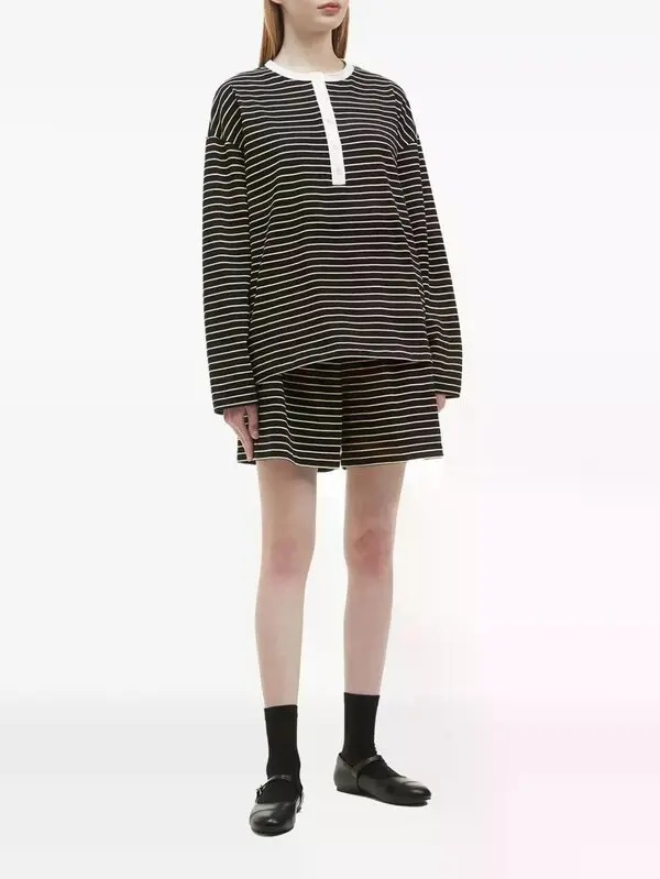 B+AB Striped Set - Black