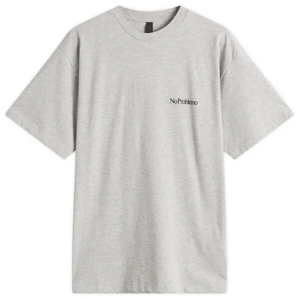 NO PROBLEMO Mini Problemo Ss T-shirt - Grey Marl