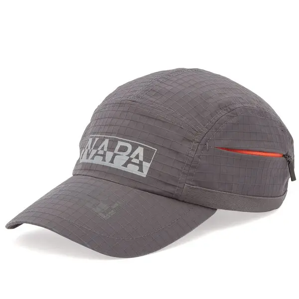 NAPAPIJRI Ripstop Logo Cap - Dark Grey Solid
