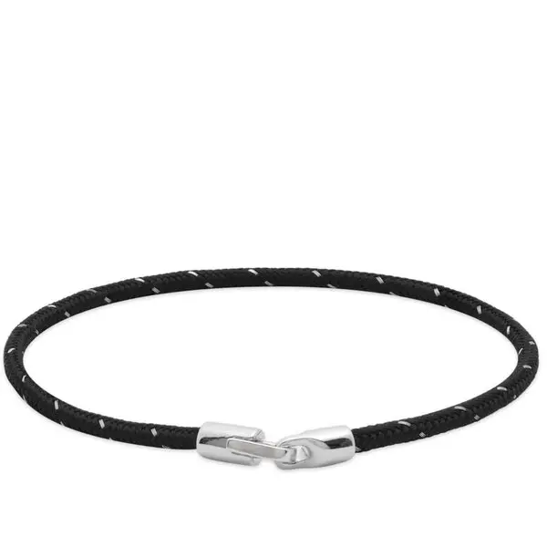 Miansai Cruz Rope Bracelet - Black/steel