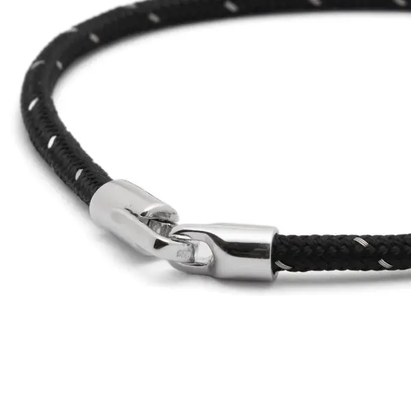 Miansai Cruz Rope Bracelet - Black/steel