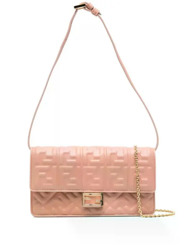 Fendi Baguette Cross Body Bag - Pink