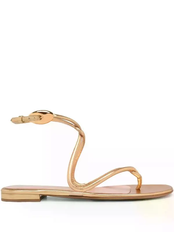 GIANVITO ROSSI Mamba Sandals - Gold