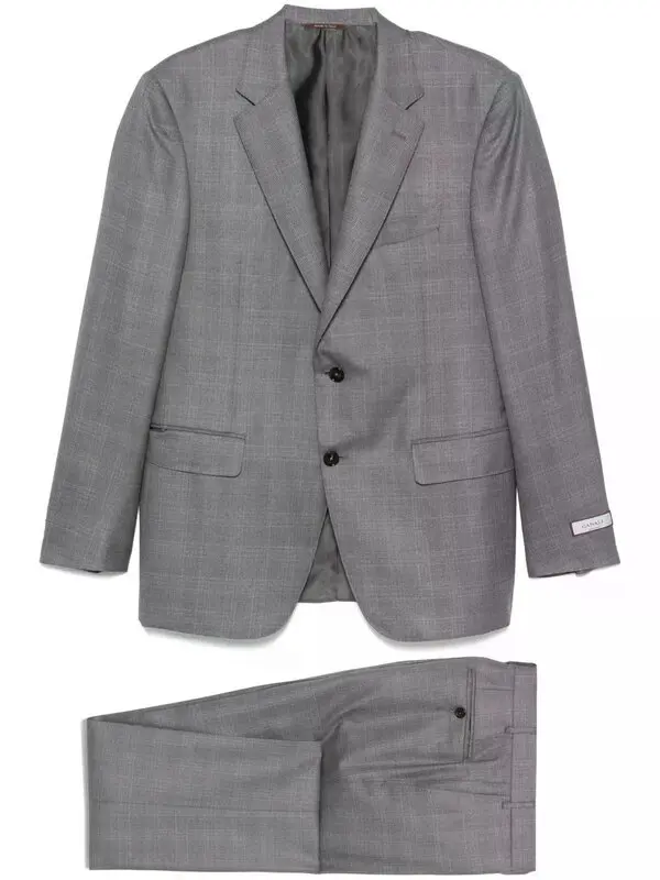 Canali Check-pattern Suit