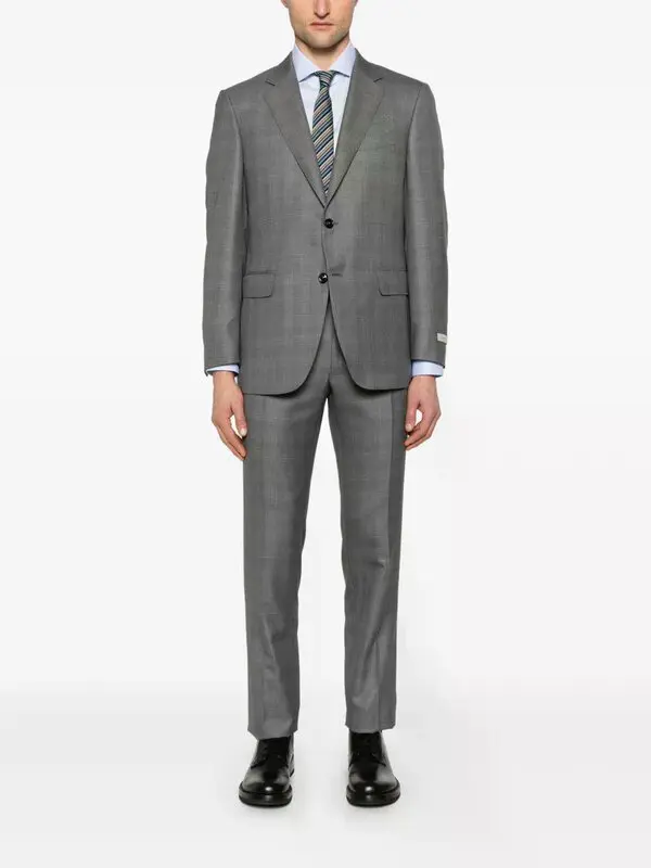 Canali Check-pattern Suit