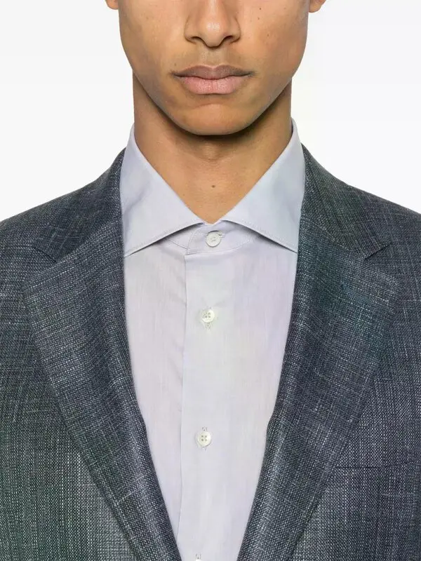 Canali Slub-texture Blazer