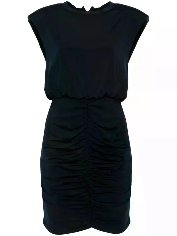 ROTATE BY BIRGER CHRISTENSEN Slinky Ruched Mini Dress