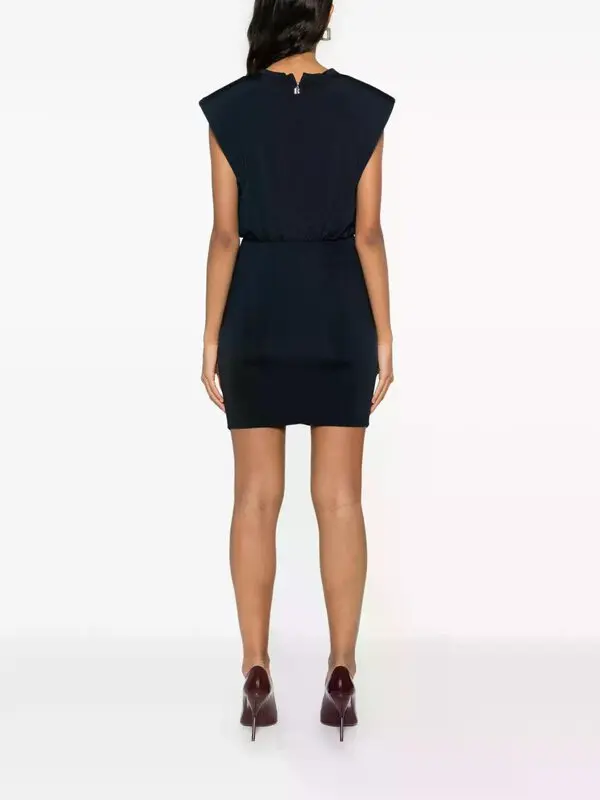 ROTATE BY BIRGER CHRISTENSEN Slinky Ruched Mini Dress