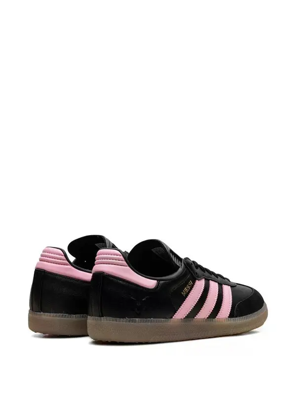 Adidas X Lionel Messi Samba Sneakers - Black