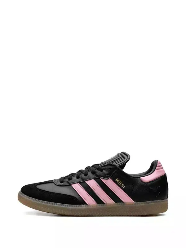 Adidas X Lionel Messi Samba Sneakers - Black