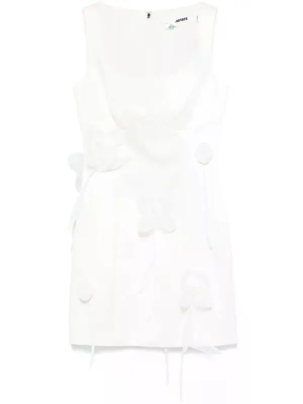 Remain Birger Christensen Flower Mini Dress - White