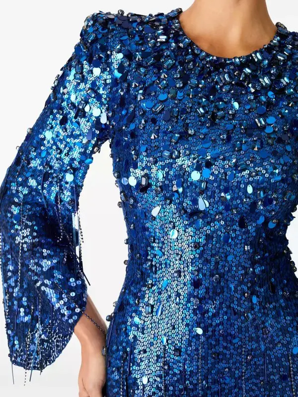 Jenny Packham Phara Embellished Dress