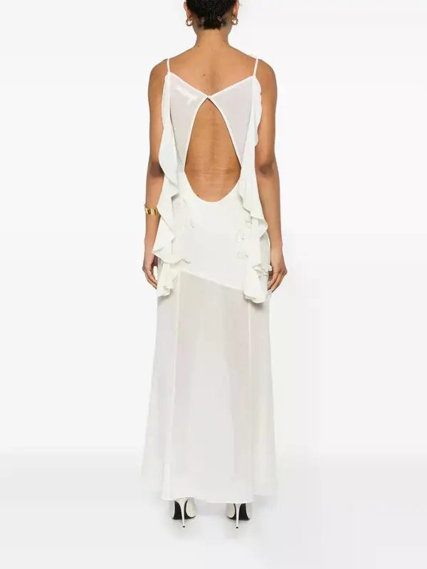 ROTATE BY BIRGER CHRISTENSEN Waterfall Maxi Dress - Neutrals