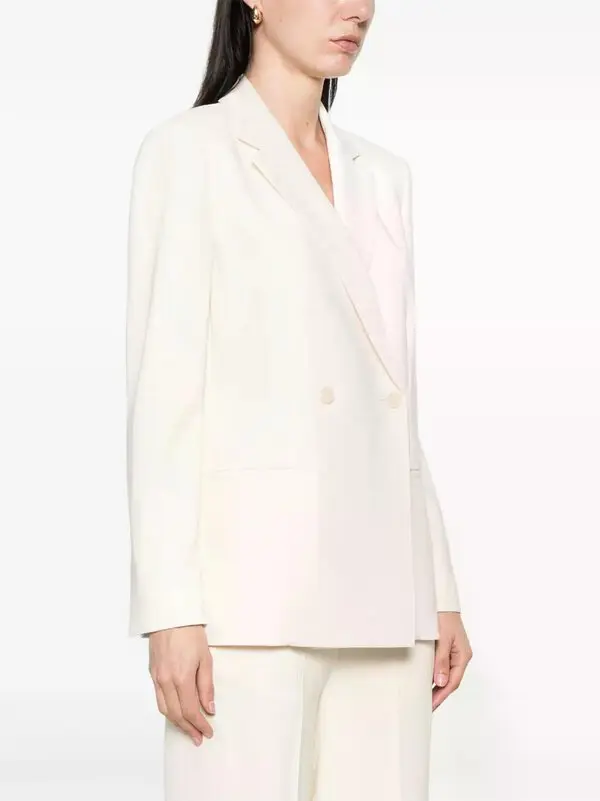 Theory Double-breasted Blazer - Neutrals