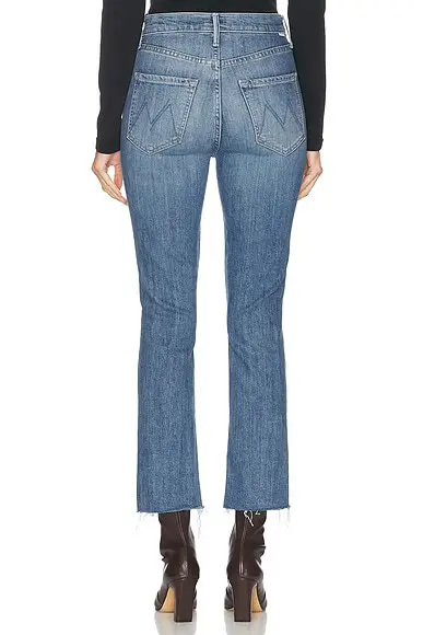 MOTHER The Pixie Dazzler Ankle Fray Jeans