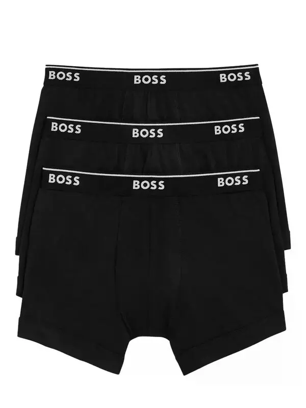BOSS Logo-print Boxers - Black