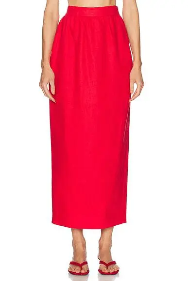Posse Bonnie Pencil Skirt - Red