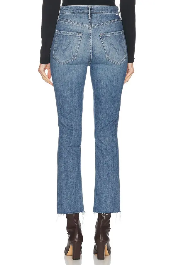MOTHER The Pixie Dazzler Ankle Fray Jeans