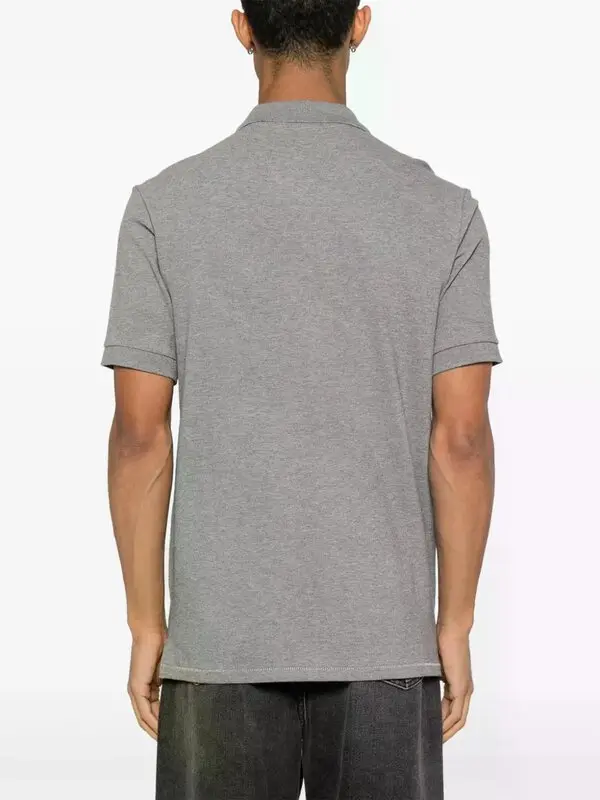 Paul Smith Zebra-patch Polo Shirt - Grey
