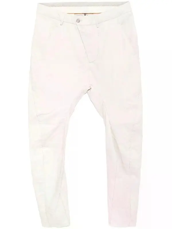 Masnada Crease-effect Trousers - Neutrals