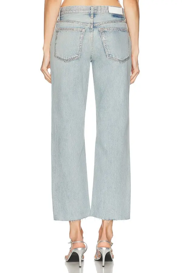RE/DONE Easy Straight Crop Jeans