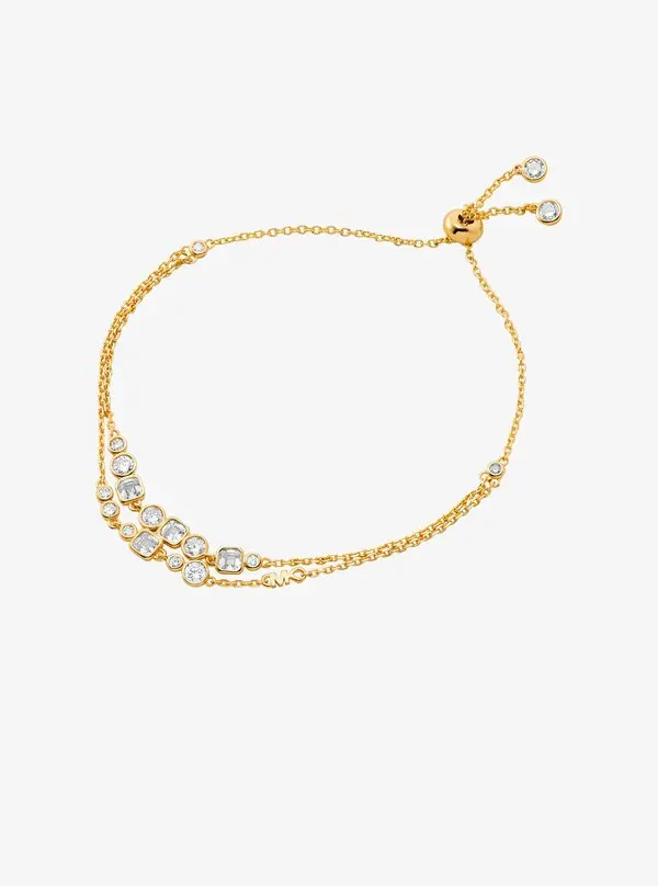 Michael Kors Metal-plated Slider Bracelet - Gold