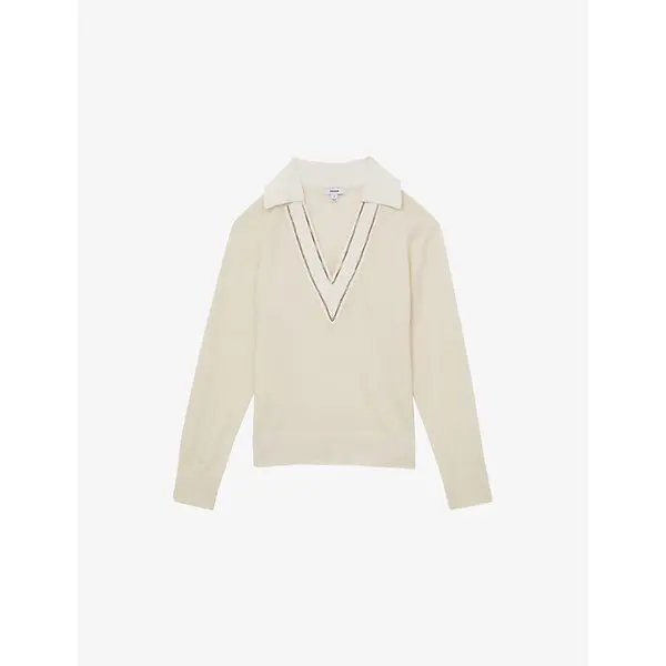 REISS Nina Wool Cricket Jumper
