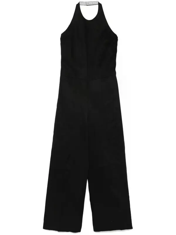TWINSET Halterneck Jumpsuit - Black