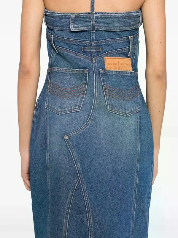 JEAN PAUL GAULTIER Denim Overall Dress