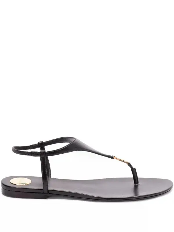 Saint Laurent Cassandra Sandals - Black