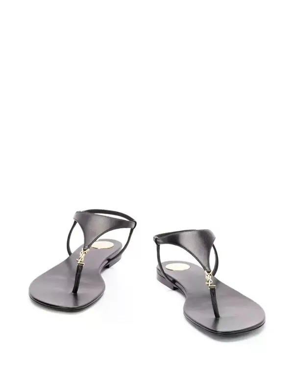 Saint Laurent Cassandra Sandals - Black