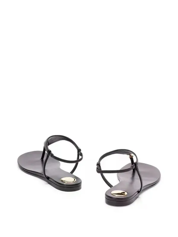 Saint Laurent Cassandra Sandals - Black