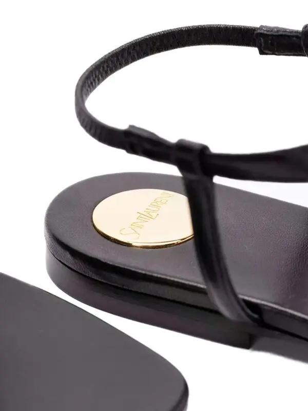 Saint Laurent Cassandra Sandals - Black