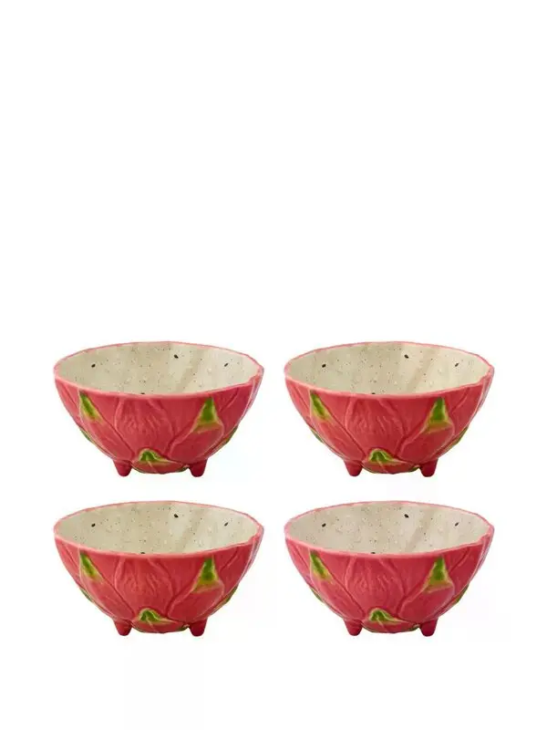 BORDALLO PINHEIRO Pitaya Bowl Set - Red
