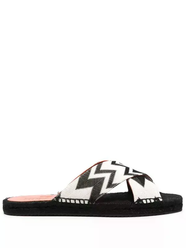 Missoni Cross-straps Espadrilles - Black