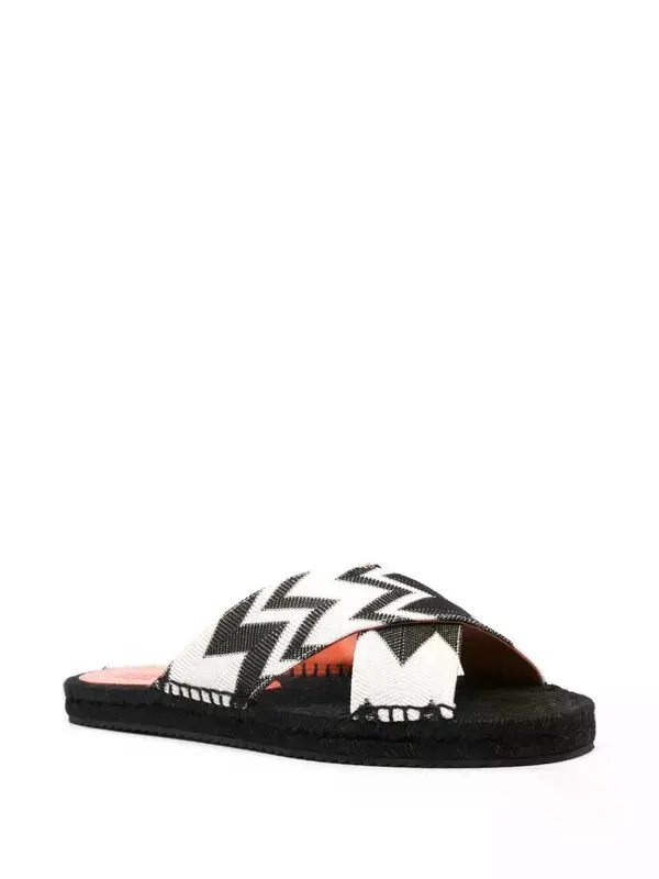 Missoni Cross-straps Espadrilles - Black