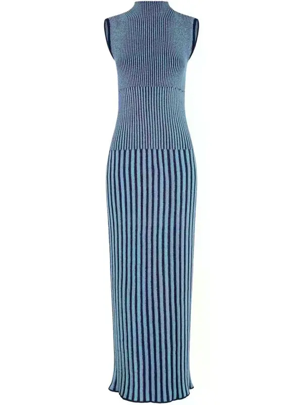 knee length dresses for ladies Green Golf Ball Pattern Print Jersey Midi Cami Dress