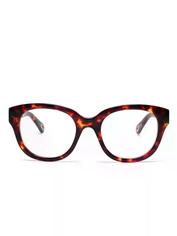 Chloé Butterfly-frame Glasses - Brown
