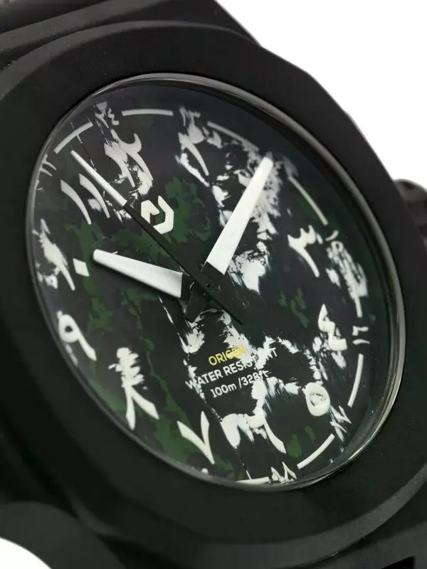 NUUN OFFICIAL X Fatcarbon Pines Peak 40mm Strap Watch
