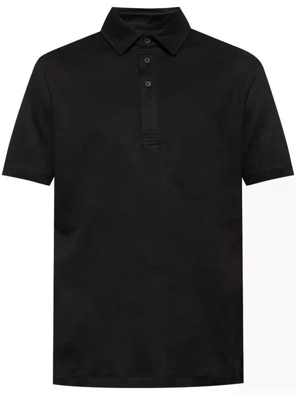 Paul & Shark Jersey Polo Shirt - Black