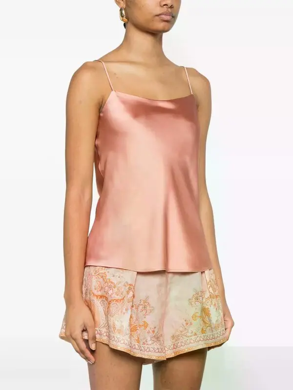 Herno Satin Tank Top - Pink