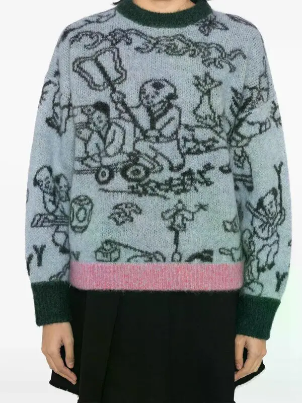 YANYAN Jacquard Sweater